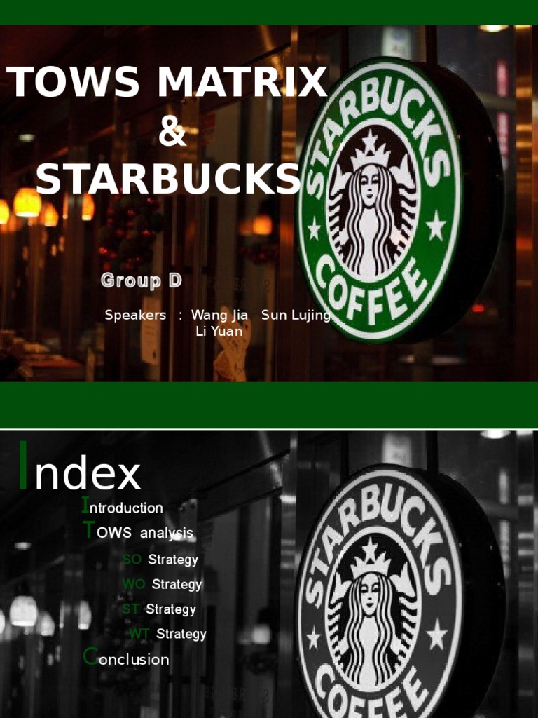 Swot Analysis of Starbucks | PDF | Starbucks | Strategic Management