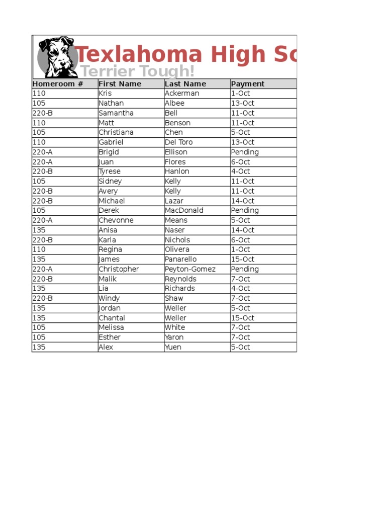 Excel2010 - Sorting - Practice | PDF