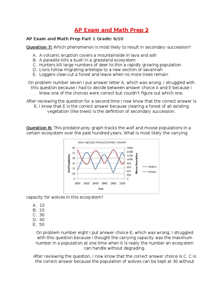 2.06 AP Exam and Math Prep 2 | PDF