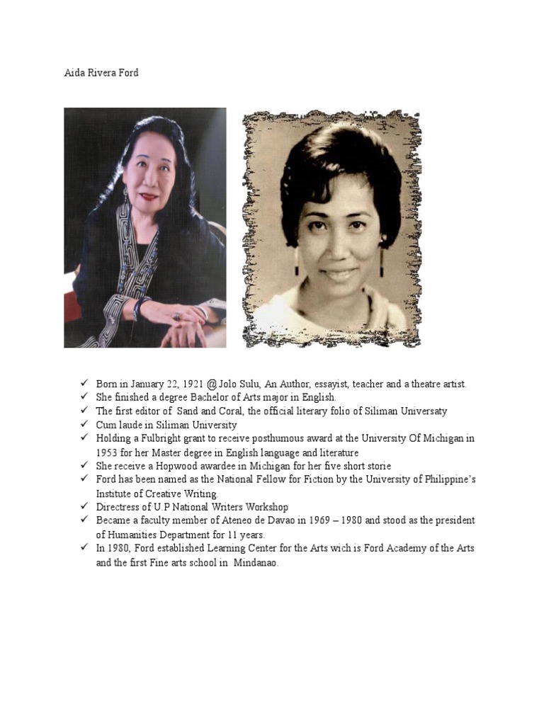 Aida Rivera Ford | PDF