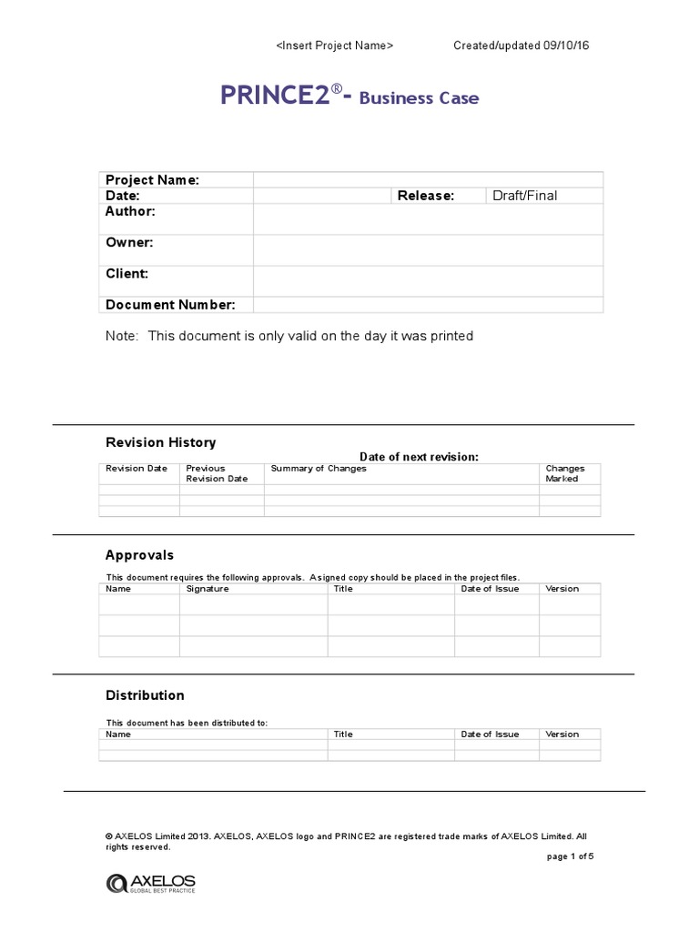 Business Case | PDF | Accountability | Leadership