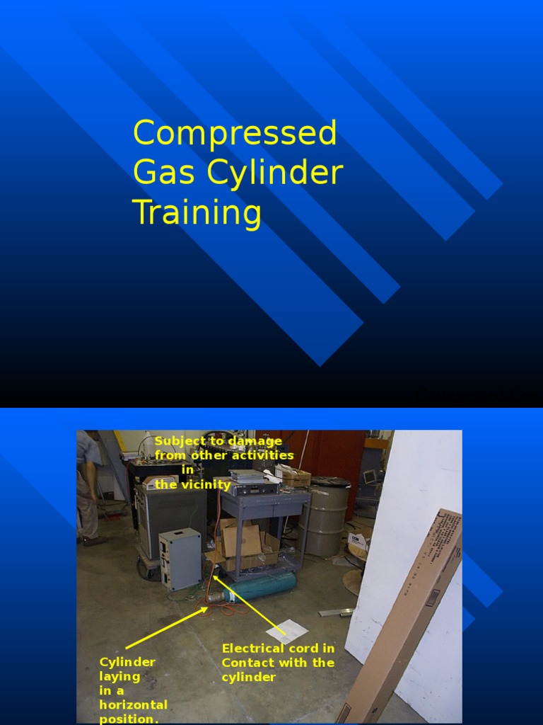 Compressed Gas Cylinder Safety | PDF | Gases | Chemical Process Engineering