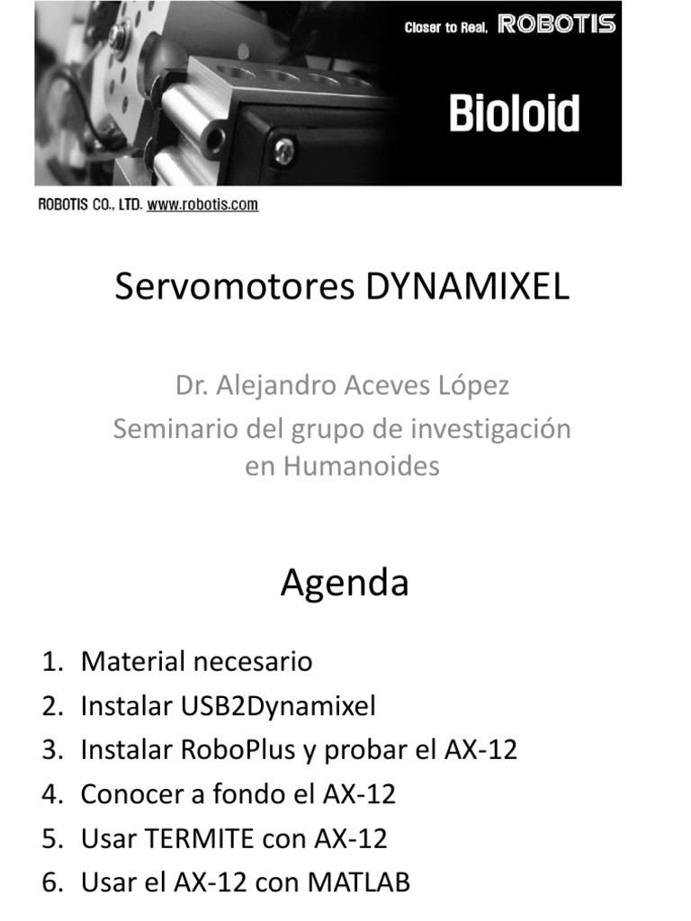 Bioloid Dynamixel | PDF | Network Packet | Instruction Set