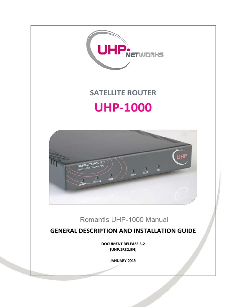 Uhp 1000 | PDF | Computer Network | Telecommunication