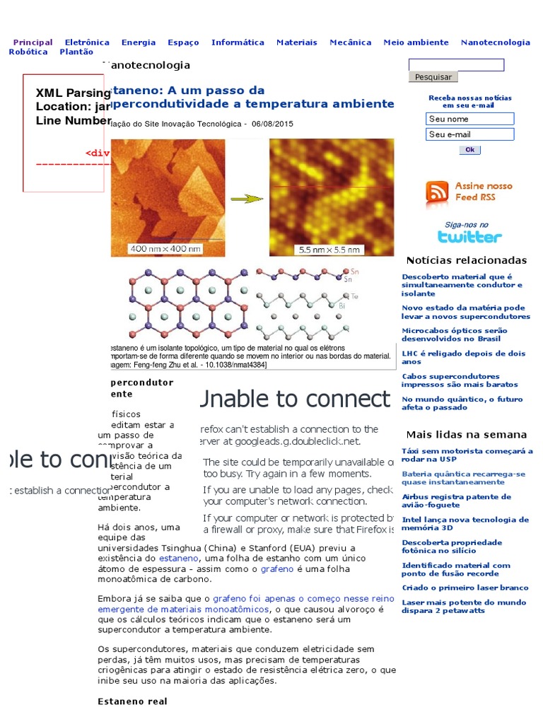 Estaneno Mais Próximo Da Supercondutividade A Temperatura Ambiente ...