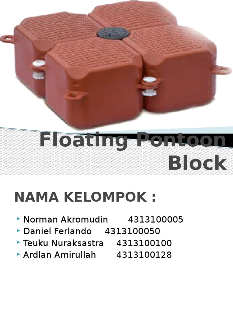 Floating Pontoon Block-1 | PDF