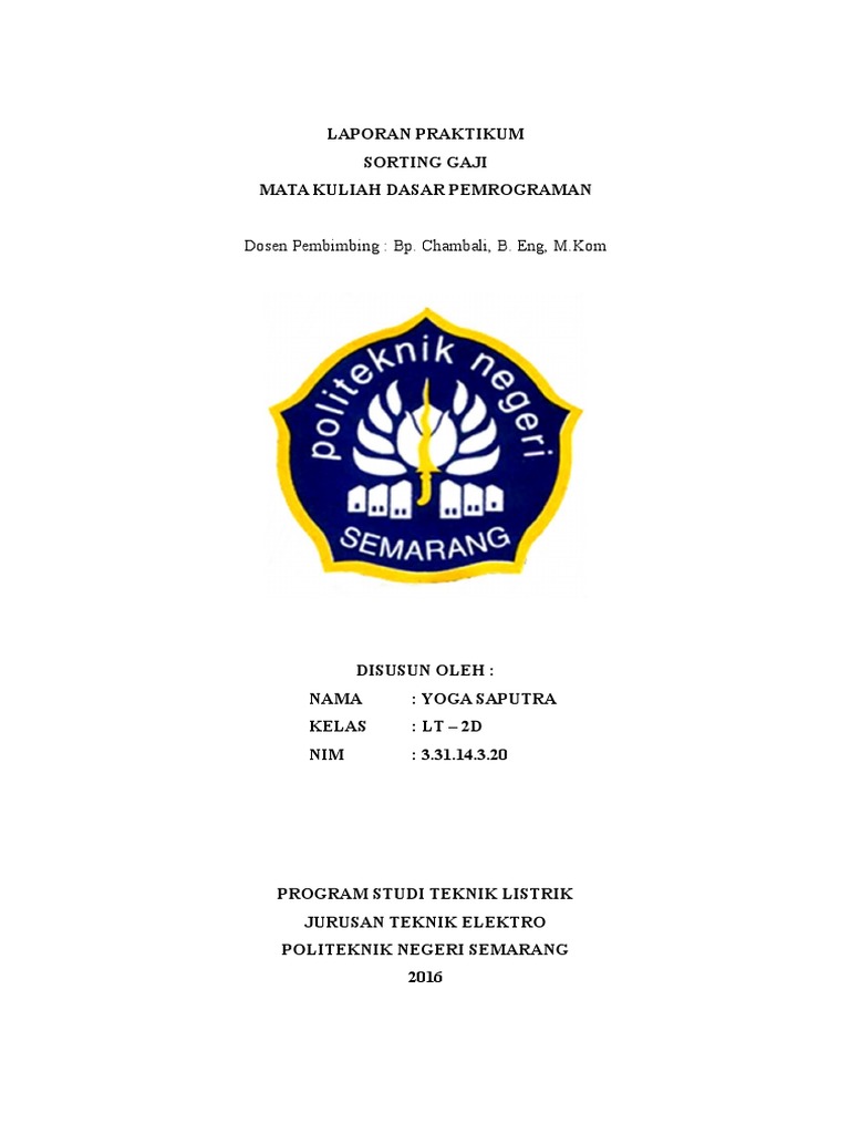 Laporan Sorting Gaji Yoga | PDF | Karier & Perkembangan | Pengelolaan Keuangan & Uang