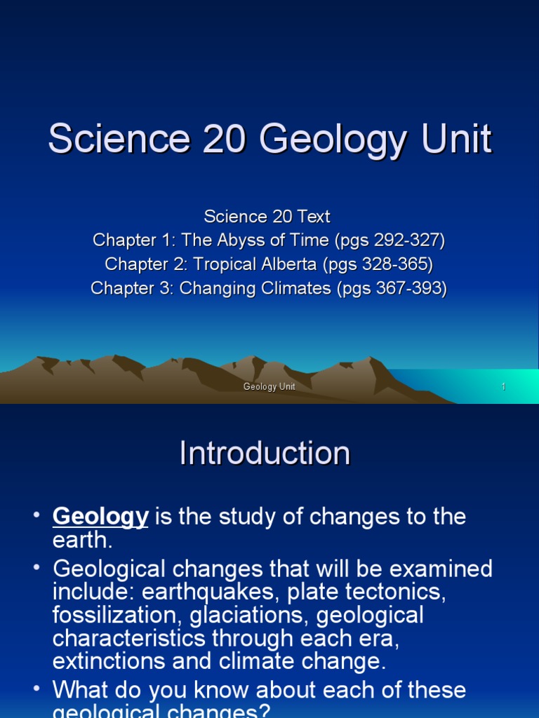 Science 20 Geology Unit 1 07 With Quizzes | PDF | Rock (Geology ...