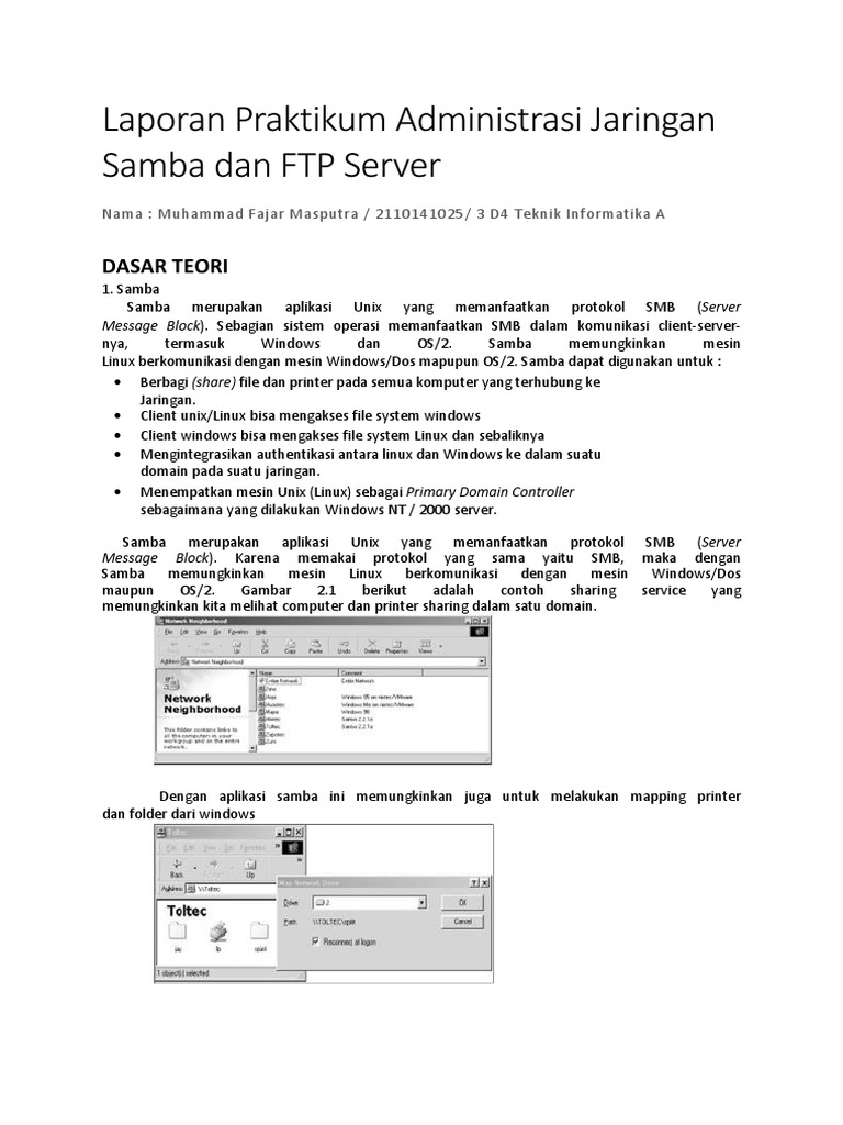 Praktikum Jaringan: Samba & FTP | PDF