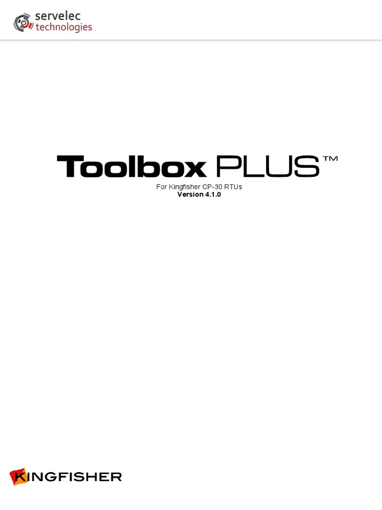 ToolBox Plus 4.1.0 User Manual | PDF | Installation (Computer Programs) | Port (Computer Networking)