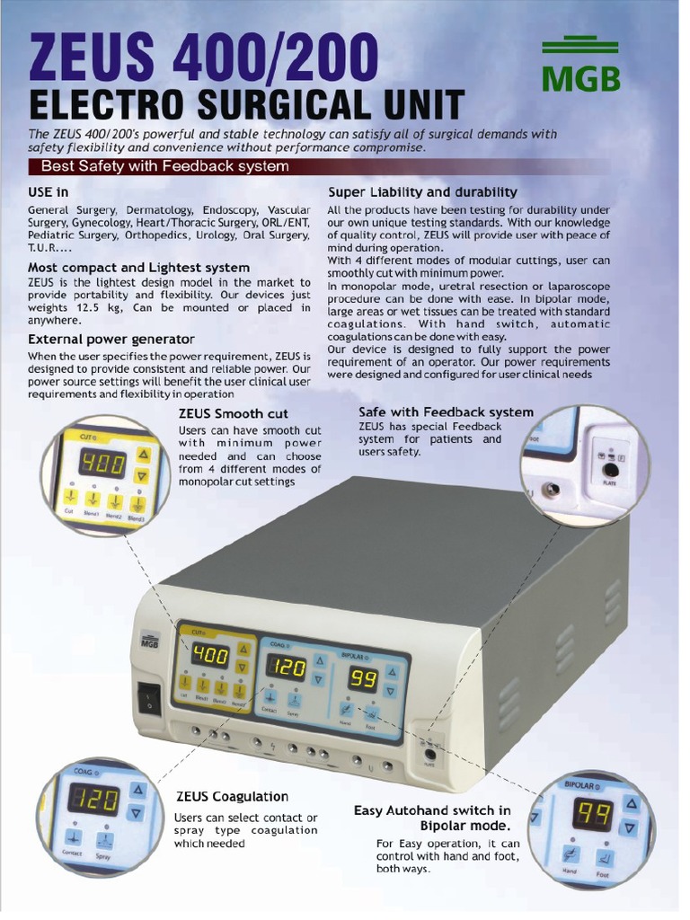 Brosur Zeus 400 | PDF