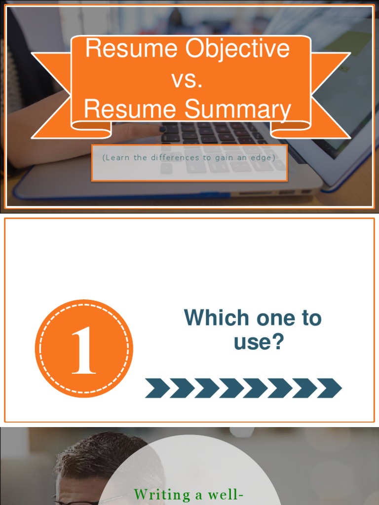 Resume Objective vs. Summary Explained | PDF | Résumé | Communication