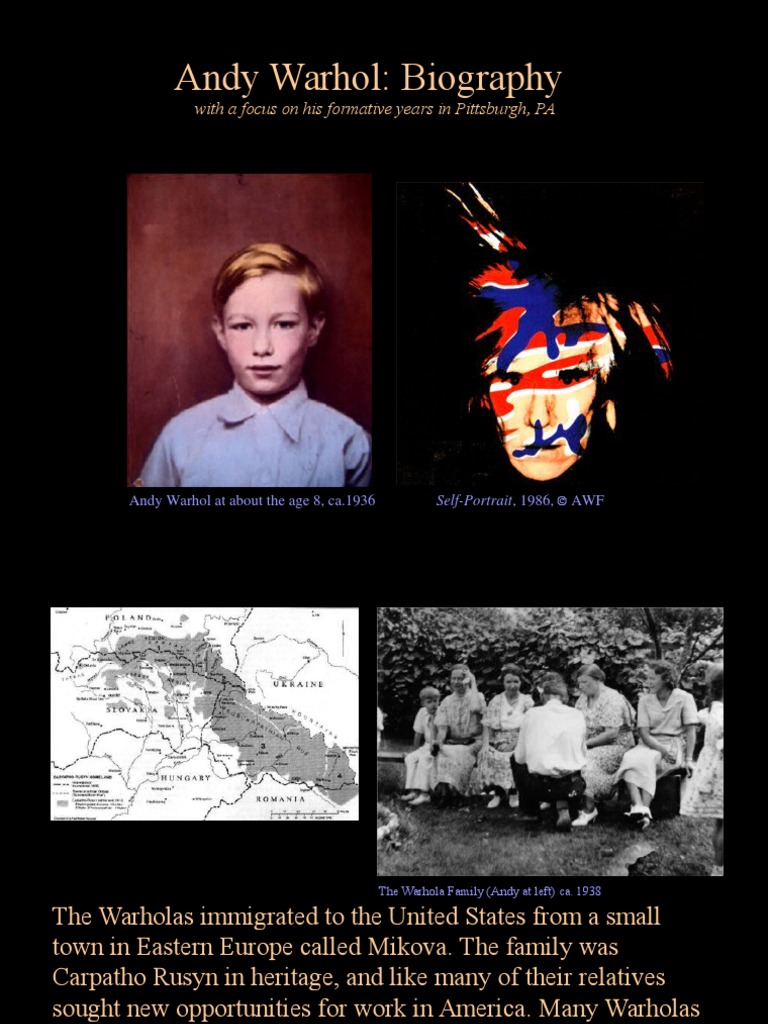 Biography of Andy Warhol | PDF | Andy Warhol | Art Media