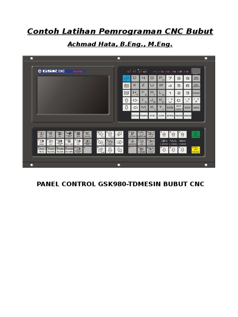 Contoh Program CNC | PDF
