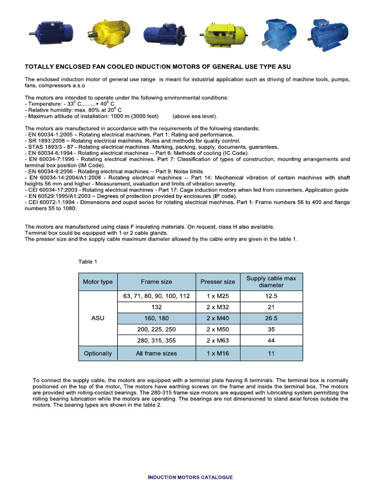 Three-Phase Induction Motors PDF | PDF | Electrical Components ...