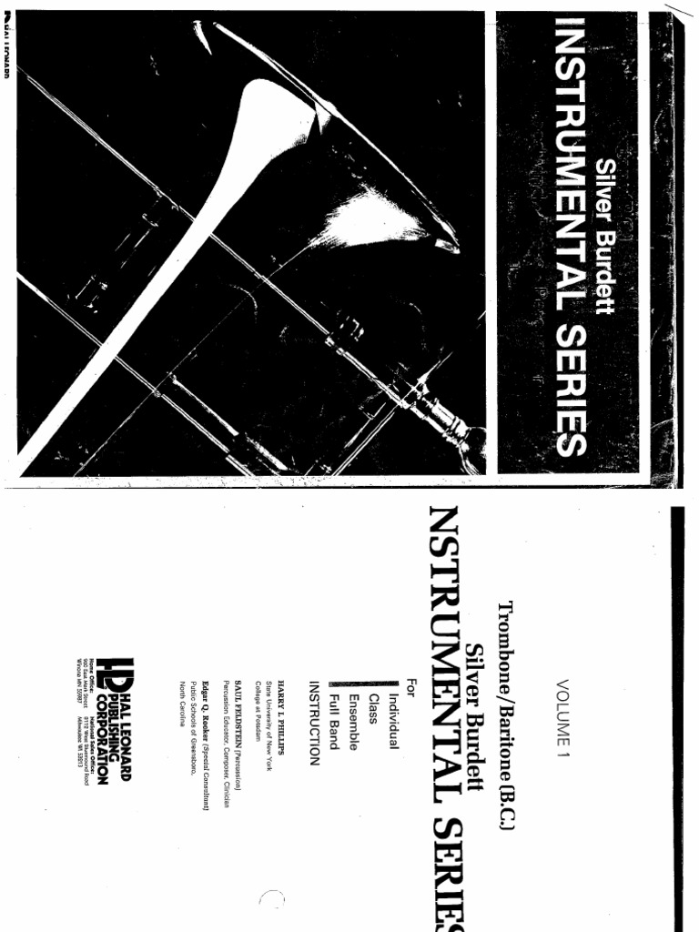 Silver Burdett Instrumental Series - Trombone Vol. 1 | PDF