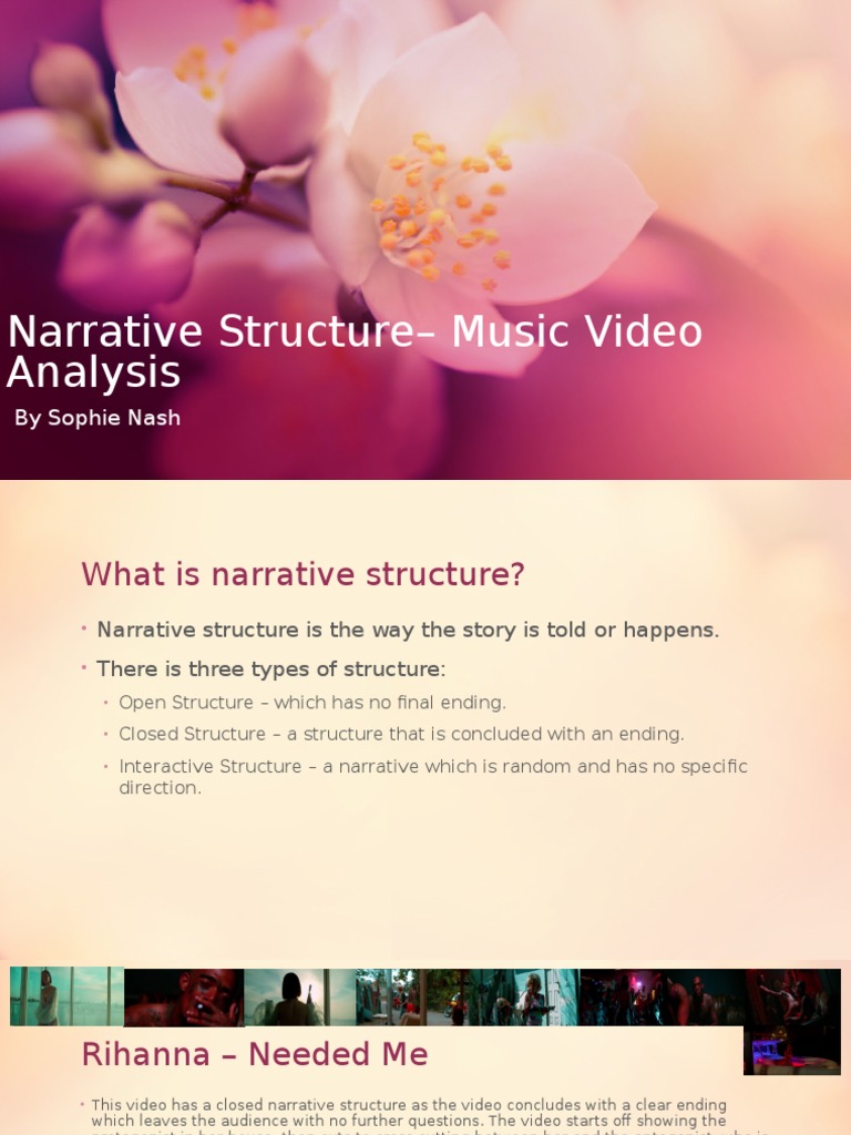 Music Video Narrative Structures Explained | PDF | Narrative | Leisure