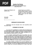 Position Paper Sample | PDF | Employment | Common Law