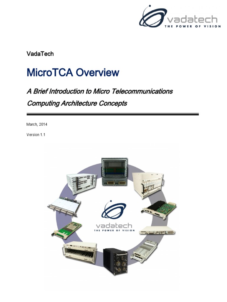 Article MicroTCA Overview PDF | PDF
