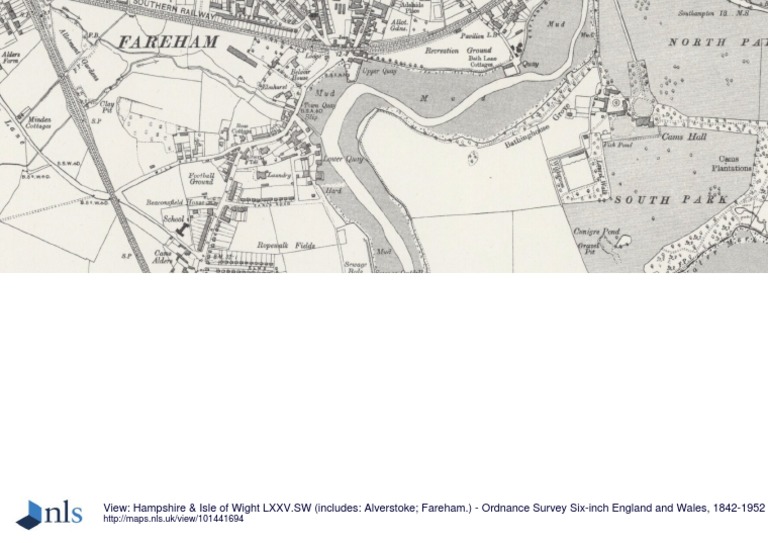 Percy M See Fareham Map | PDF | Geographic Data And Information ...