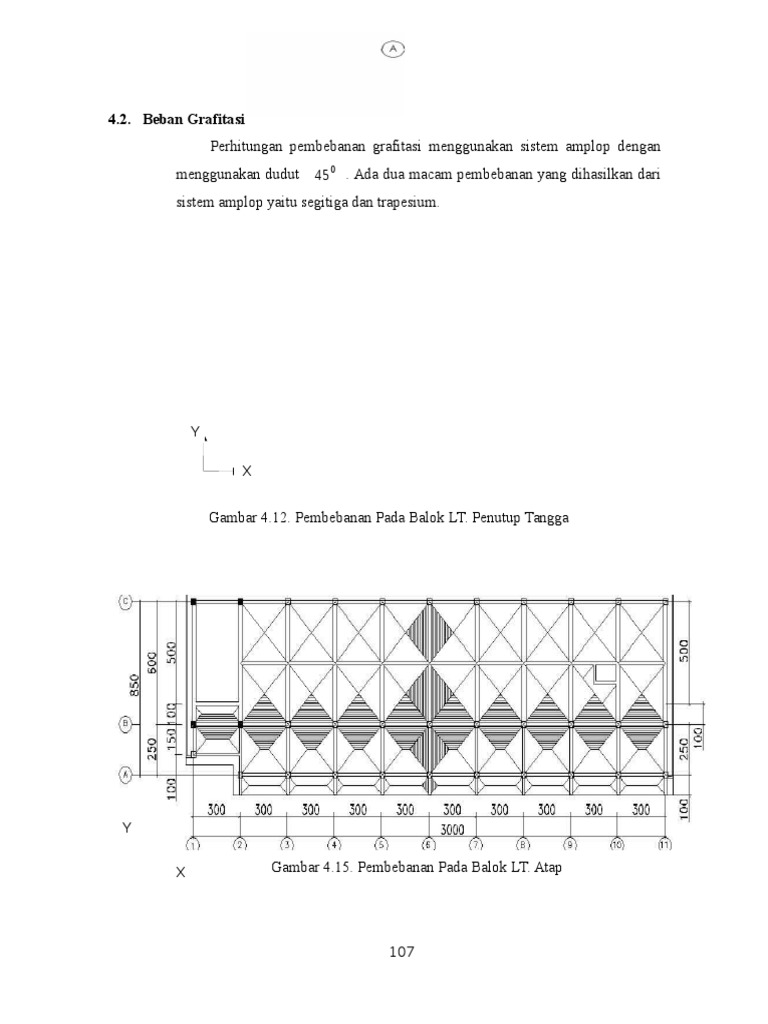 Perhitungan Beban Grafitasi Metode Amplop | PDF