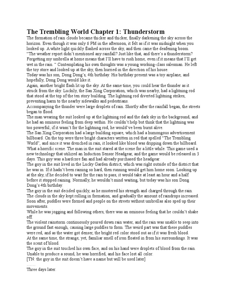 The Trembling World | Download Free PDF | Sky | Prosthesis