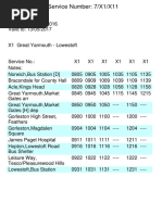 Timetable E1-E2 | PDF