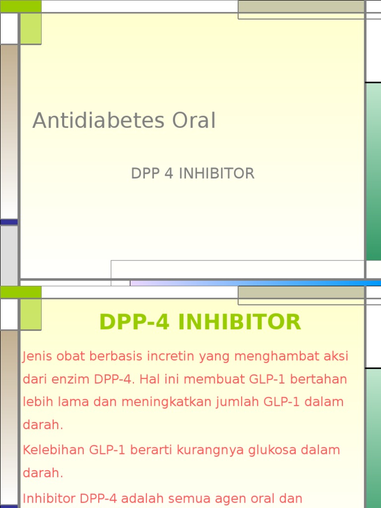 Antidiabetes Oral DPP-4 Inhibitor | PDF
