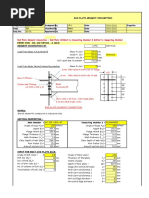 Fixed Base Plate Design-ECPLUS Design-Example | PDF | Screw | Continuum ...
