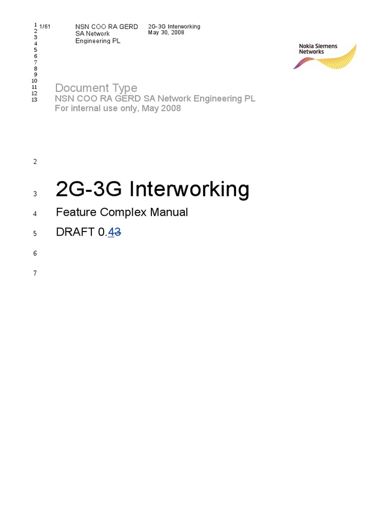 2G-3G Interworkingzz | PDF | Science & Mathematics | Computers