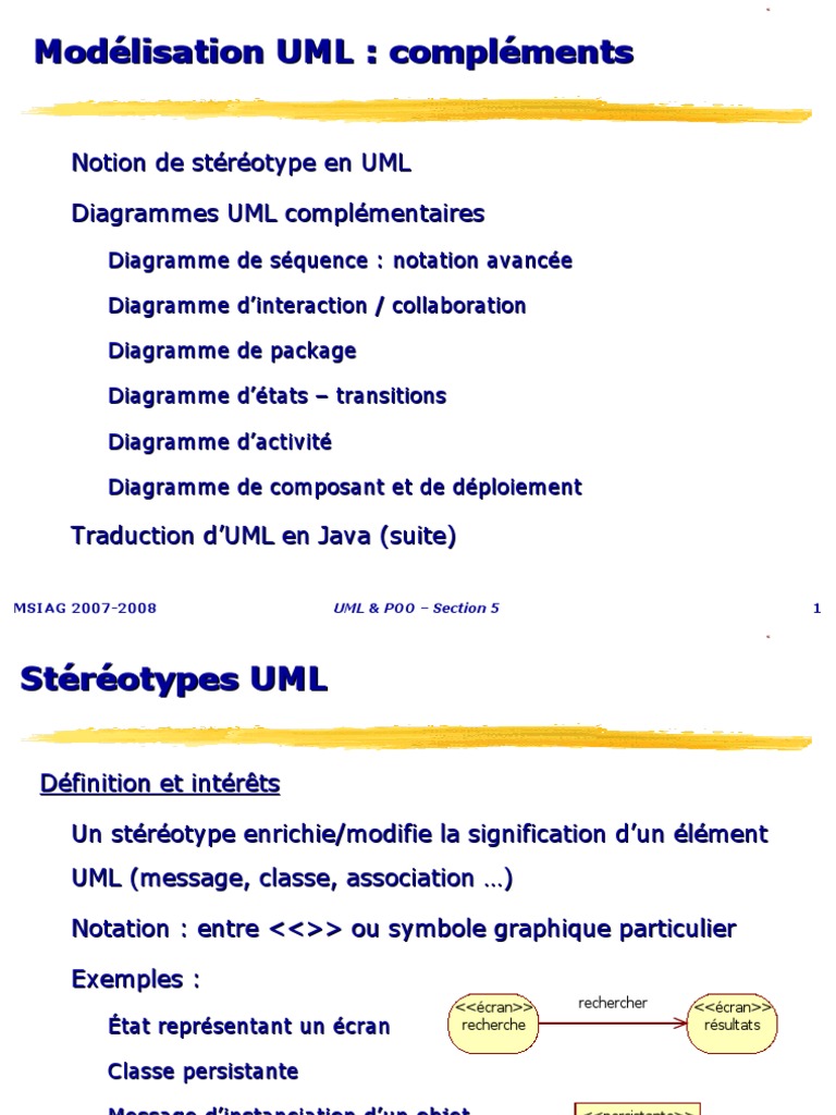 UML POO Seance5 | PDF | Programmation orientée objet | Imprimante ...