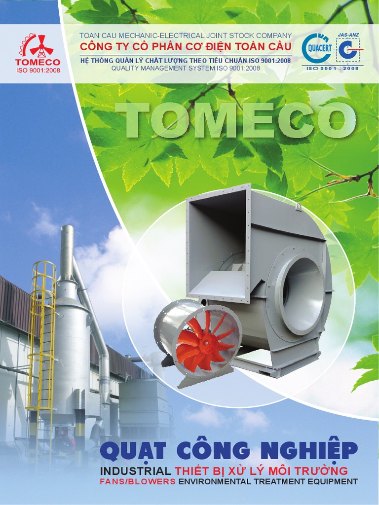 Catalog Quat Cong Nghiep Tomeco PDF | PDF
