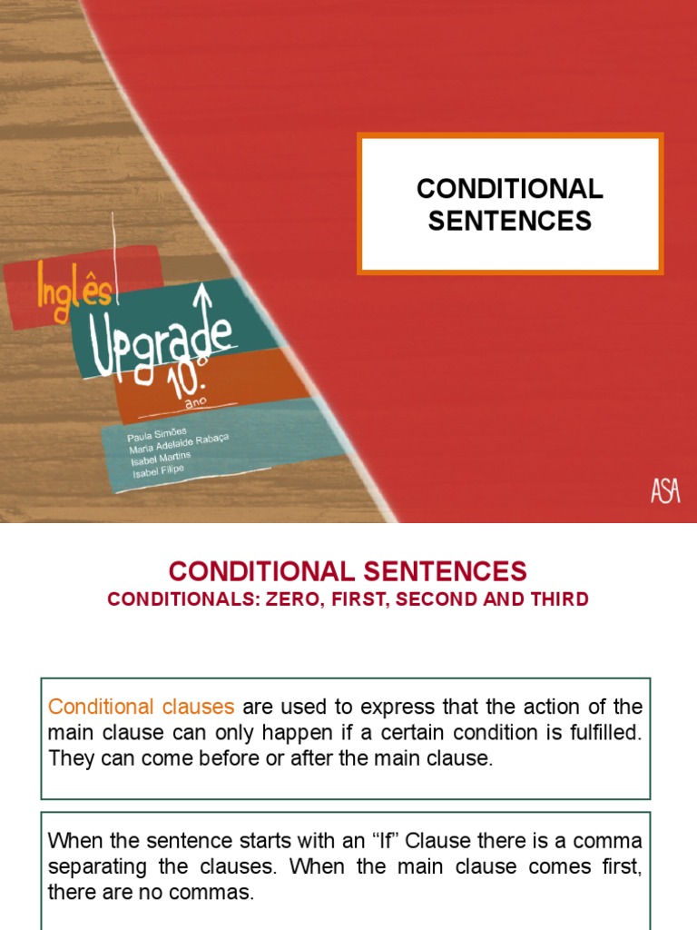 Conditional Sentences | PDF | Sentence (Linguistics) | Morphology