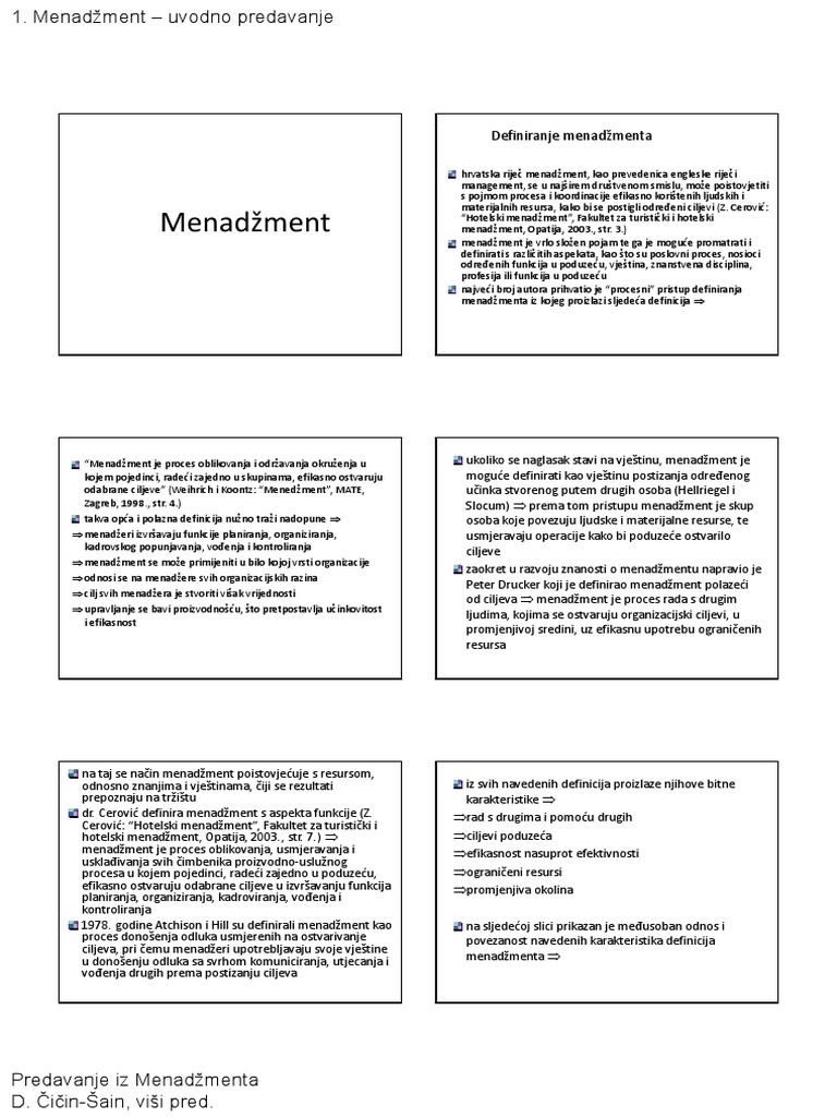 Menadzment 01 PDF | PDF