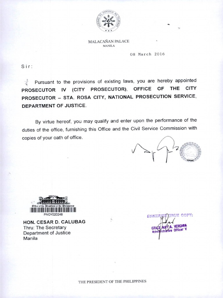 NPS Prosecutors2 | PDF | Prosecutor | Oath Of Office