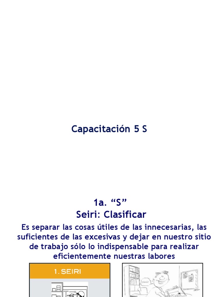 Ejemplo de Capacitación de 5S | PDF