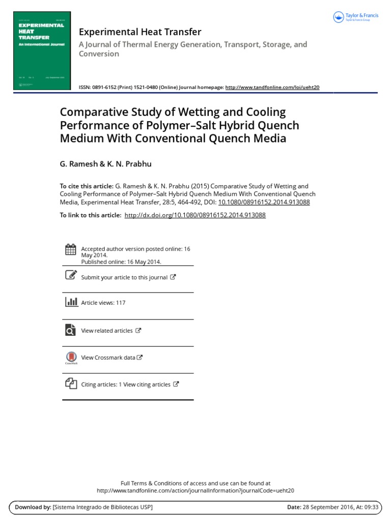 Comparative Study of Wetting and Cooling Performance of Polymer Salt ...