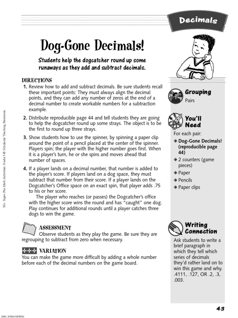 Dog Gone Decimals | PDF