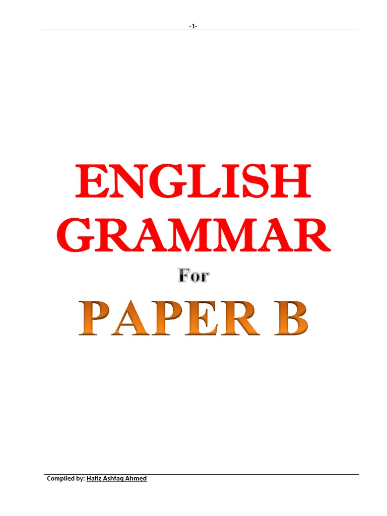 BA English Paper B PDF | PDF | Grammatical Gender | Grammatical Number