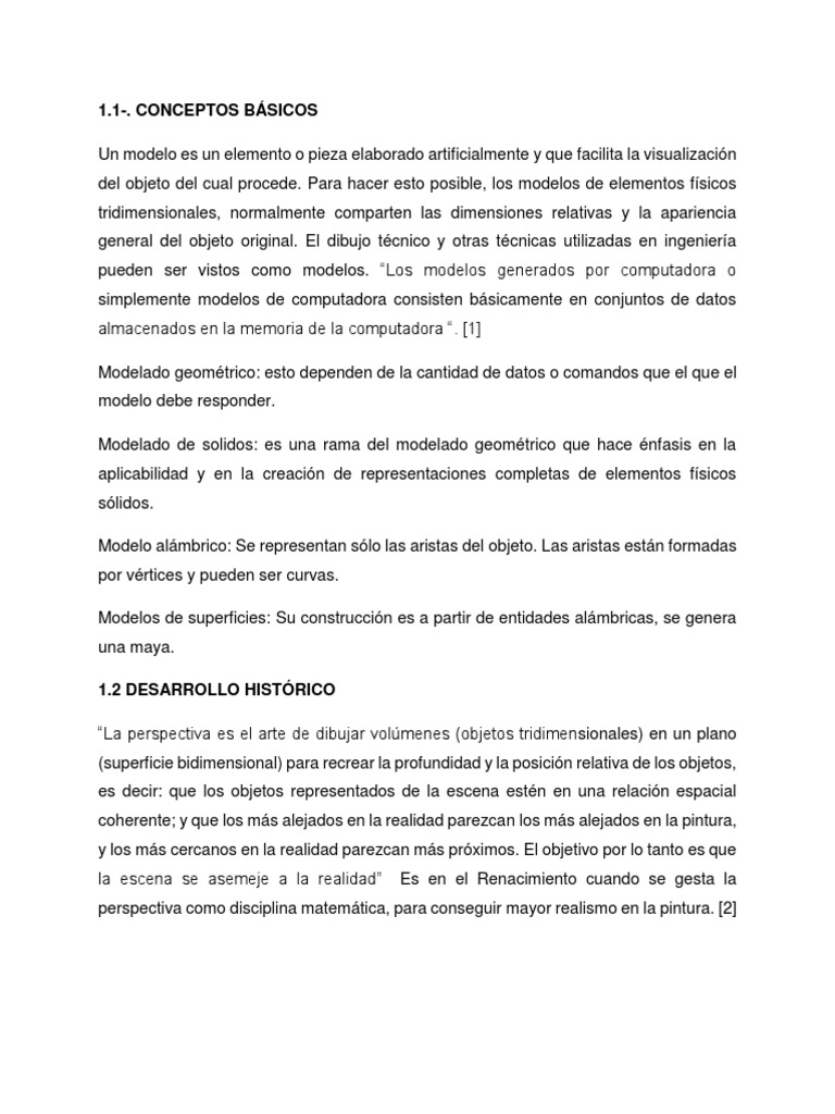 Conceptos Basicos de Modelado | PDF | Diseño asistido por ordenador | Diseño