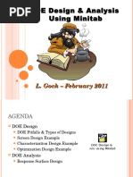 Minitab DOE Tutorial PDF | PDF | Analysis Of Variance | Errors And ...