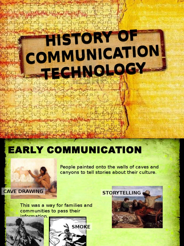 History of Communication Technology | PDF | Telegraphy | Printing