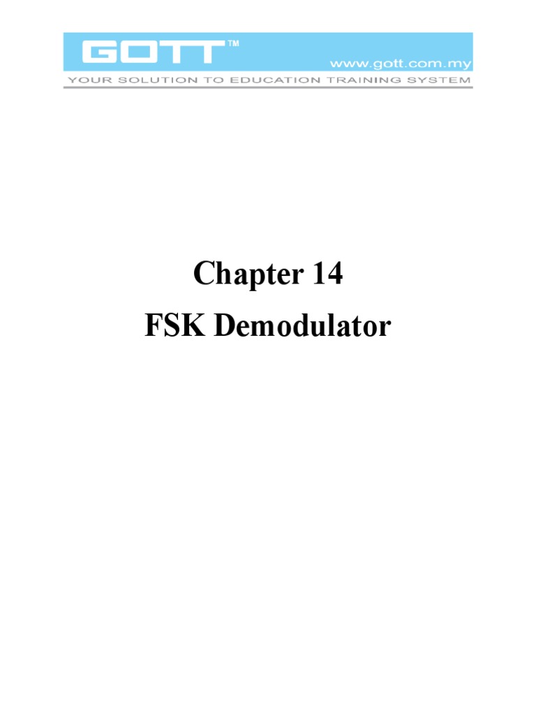 Chapter 14 FSK Demod | PDF | Detector (Radio) | Electronic Circuits
