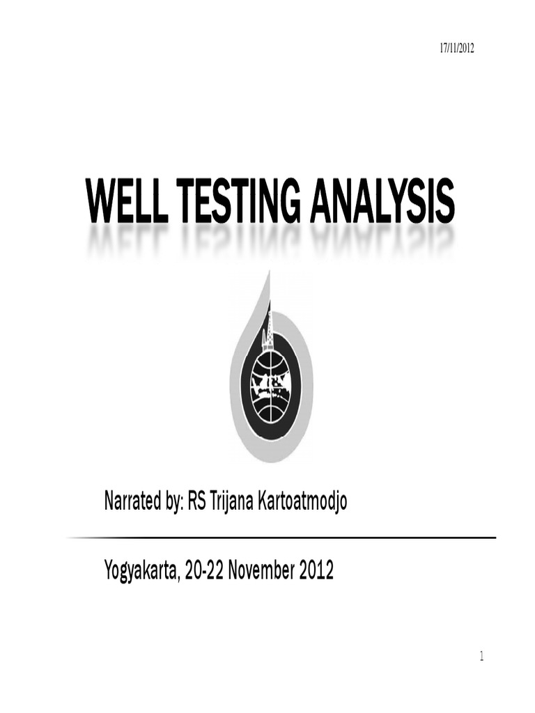 Well Test Course Notes | PDF | Petroleum Reservoir | Gases