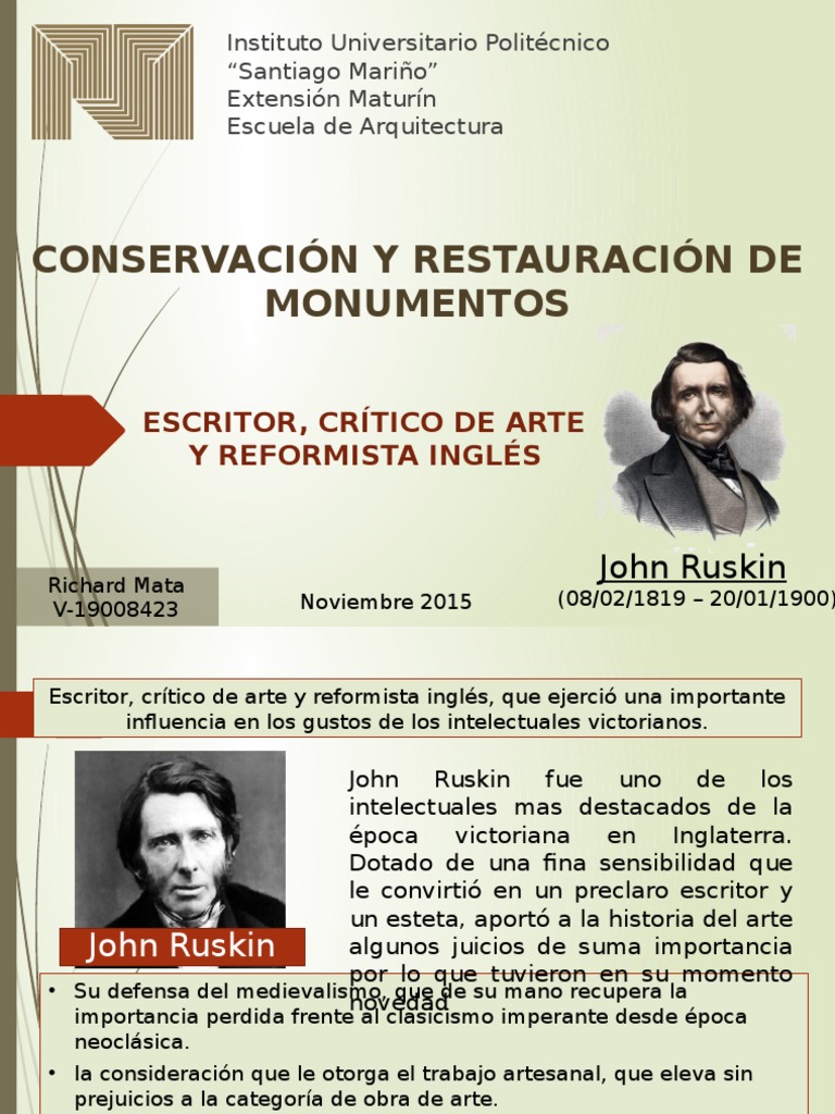 John Ruskin | PDF | John Ruskin | Science