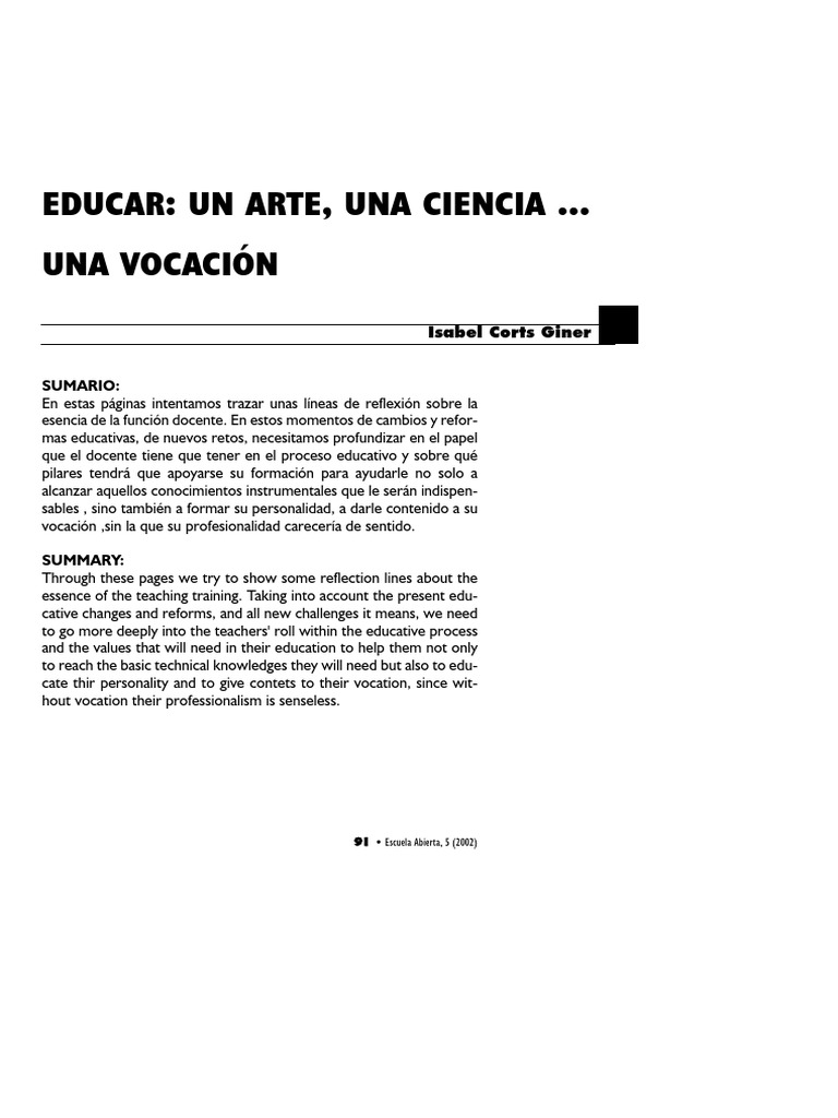 ¿QUÉ-ES-EDUCAR.pdf | PDF | Maestros | Plan de estudios