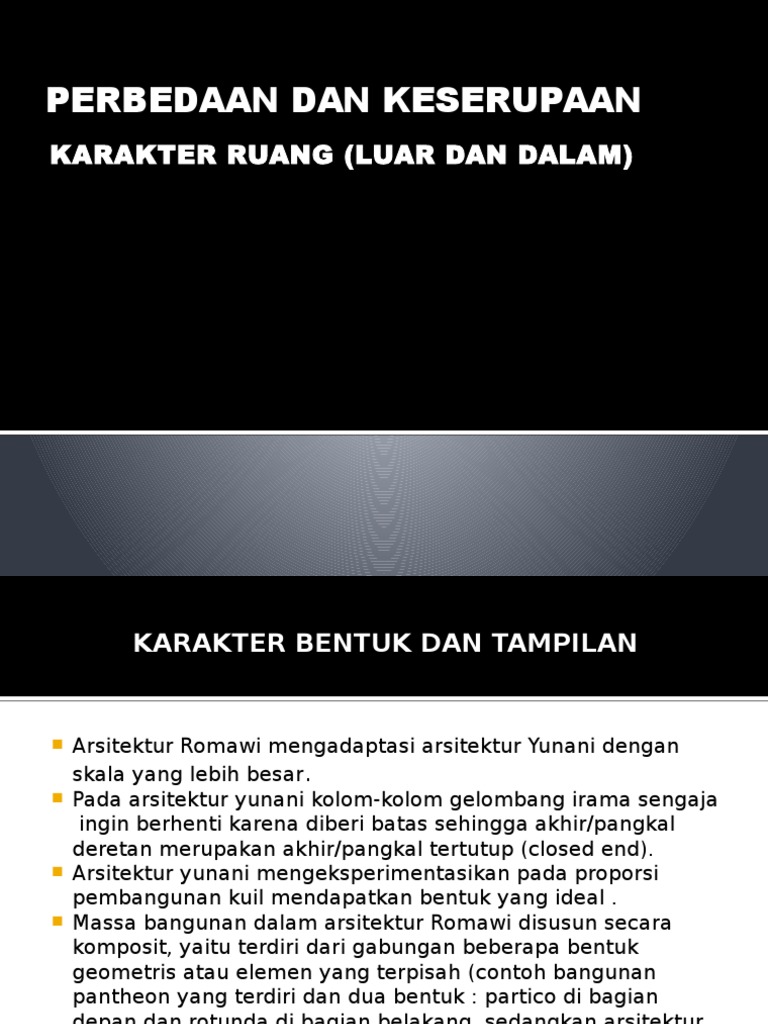 Perbedaan Dan Keserupaan | PDF