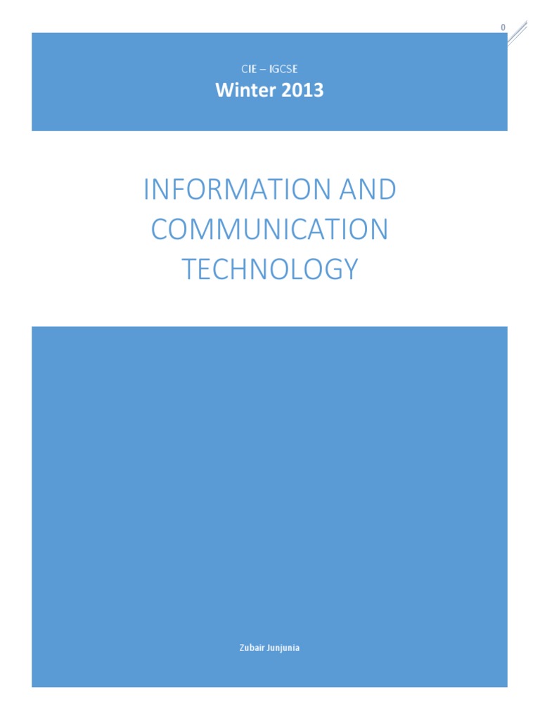 IGCSE ICT Study Guide | PDF | Graphical User Interfaces | Printer ...