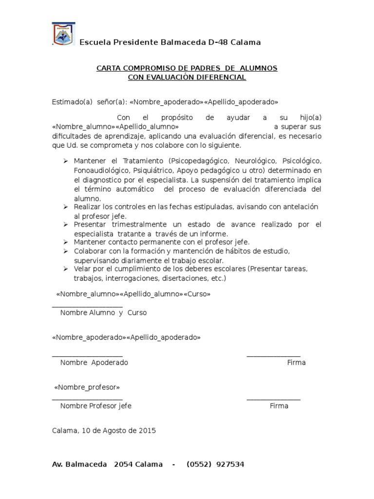 Carta Modelo Apoderados | PDF