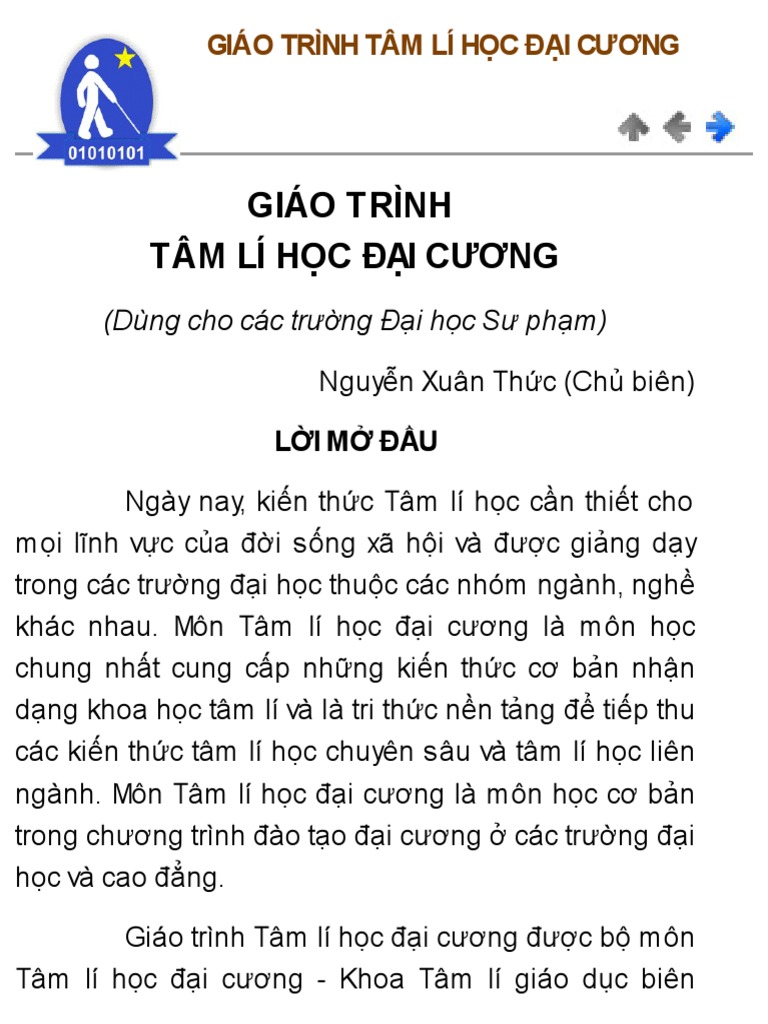 Giao Trinh Tam Ly Hoc Dai Cuong 6644 | PDF